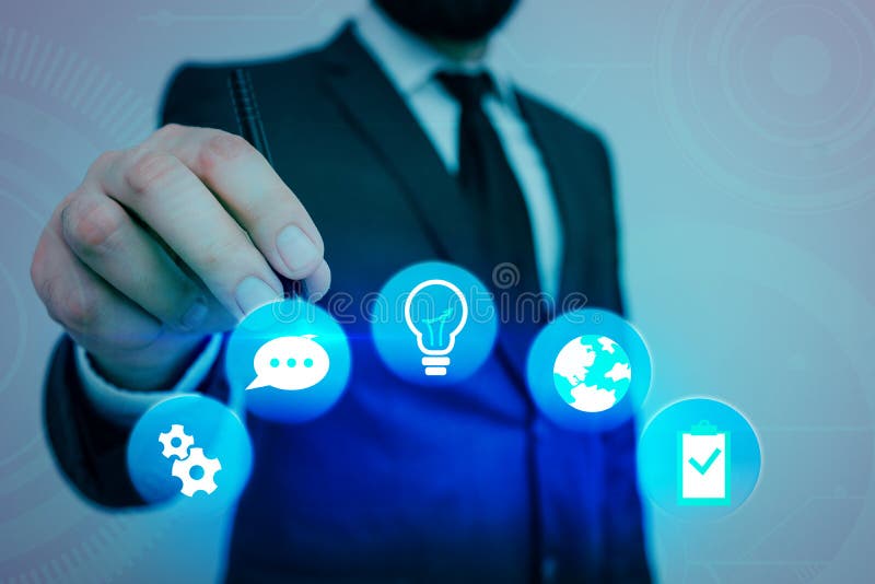 Information Computerization with Infographic Elements and Flat Icons ...