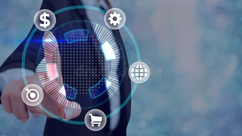 Information Computerization with Infographic Elements and Flat Icons ...