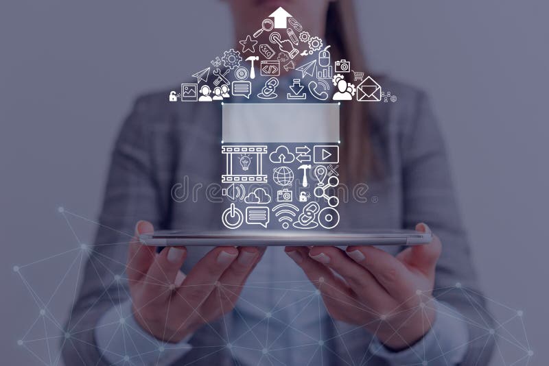 Information Computerization with Infographic Elements and Flat Icons ...