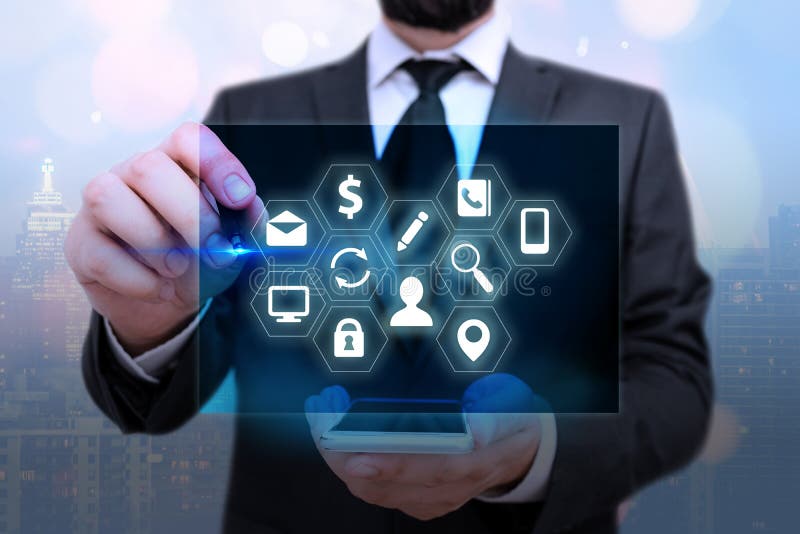 Information Computerization with Infographic Elements and Flat Icons ...