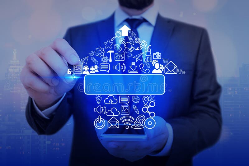 Information Computerization with Infographic Elements and Flat Icons ...