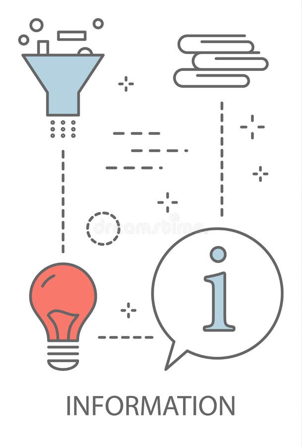 Information Concept. Idea of Help and Support Stock Vector ...