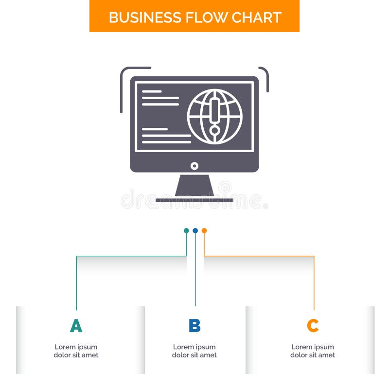 Information, Content, Development, Website, Web Business Flow Chart ...