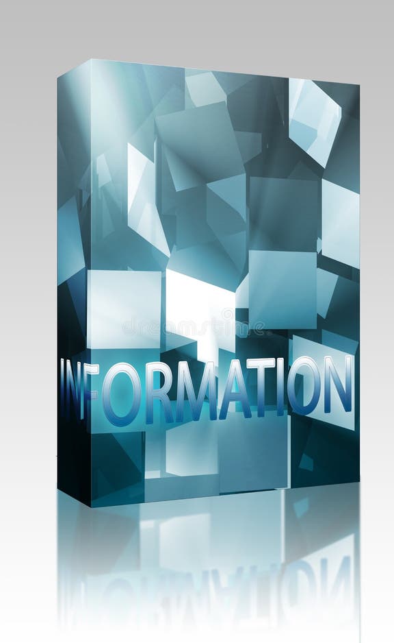 Information Data Structures Box Package Stock Illustration ...
