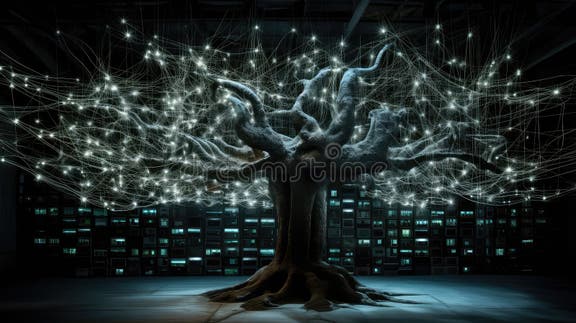 Information data tree stock photo. Image of infrastructure - 369033968