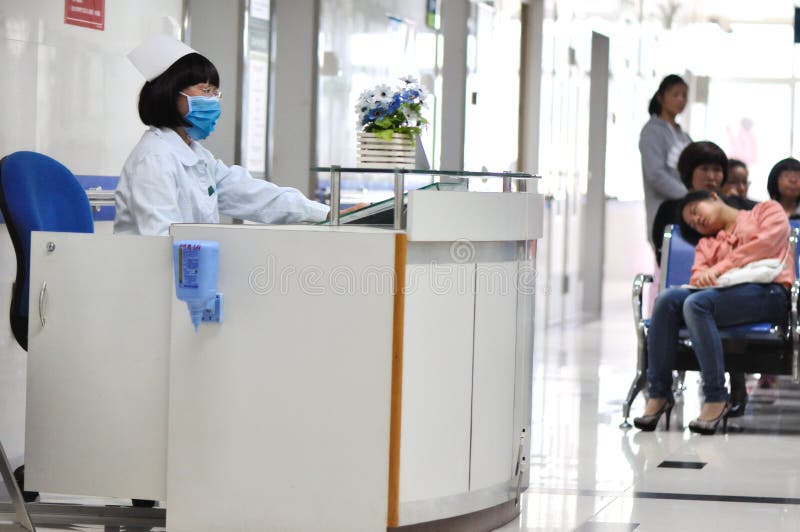 Information Desk at Hospital Editorial Image - Image of chair, china ...