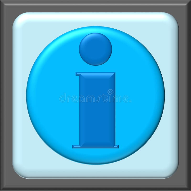 Information desk symbol stock illustration. Illustration of blue ...
