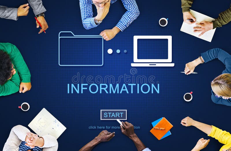 Information Details Facts Communication Sharing Concept Stock Image ...