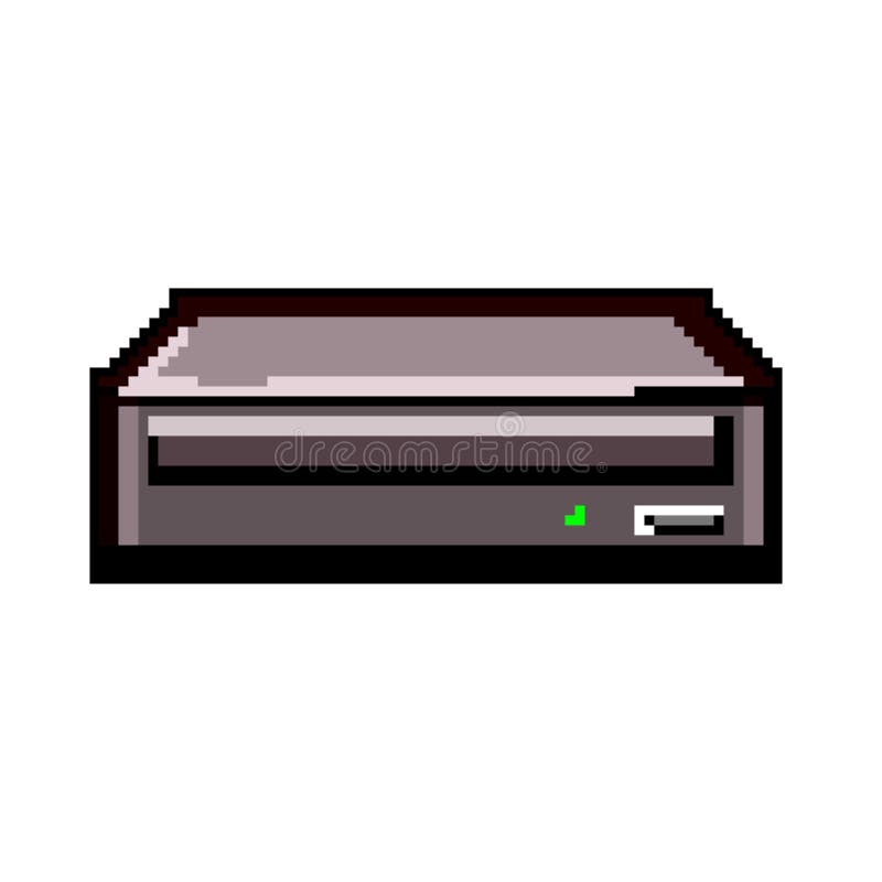 Information Dvd Drive Game Pixel Art Vector Illustration Stock Vector ... Information Dvd Drive Game Pixel Art Vector Illustration Stock Vector ...