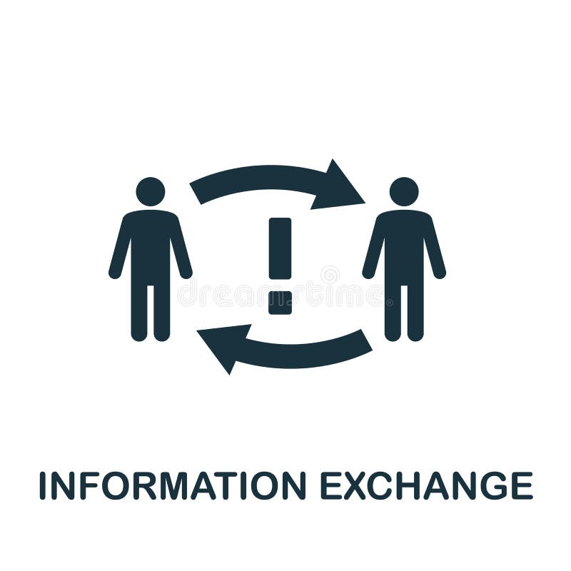Data Exchange Icon in Two Colors. Simple Element Symbol. Data Exchange ...