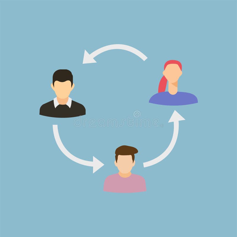 An Illustration about the Work of SEO with Social Networks, Laptop and ...