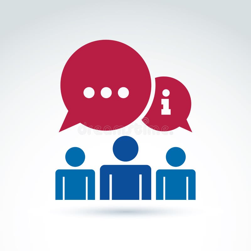 Information Exchange Theme Icon, Vector Conceptual Unusual Symbol for ...