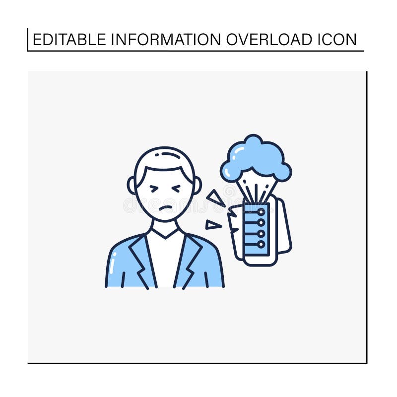 Information Overload Icon Stock Illustrations – 612 Information ...