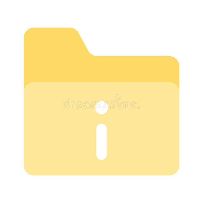 Information Folder Icon Design, Premium Vector Stock Vector ...