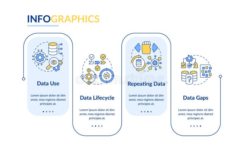 Information Governance Strategy Rectangle Infographic Template Stock ...