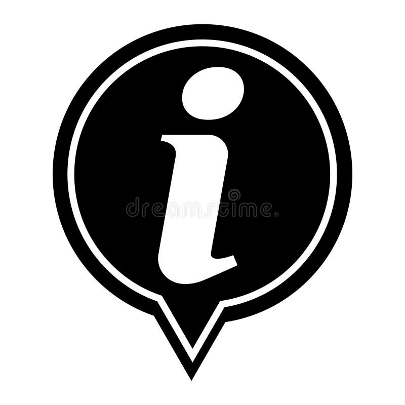 Information Help Icon, Helpdesk Info Bubble Desk. Vector Sing Isolated ...