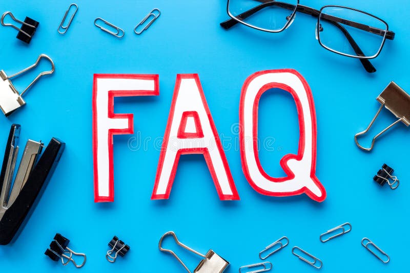 Information Helpdesk Concept with Faq Frequently Asked Questions Text ...