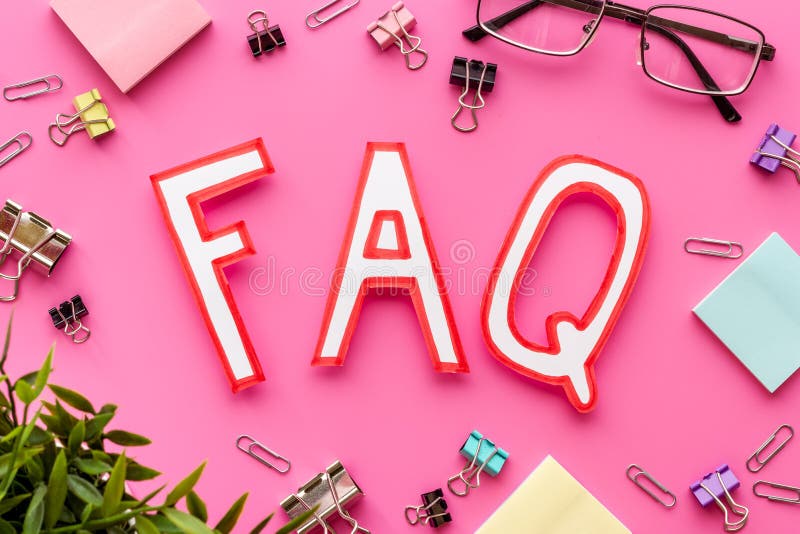 Information Helpdesk Concept with Faq Frequently Asked Questions Text ...