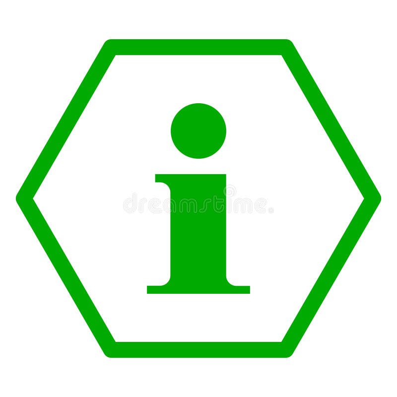Information and hexagon stock vector. Illustration of polygon - 231741491