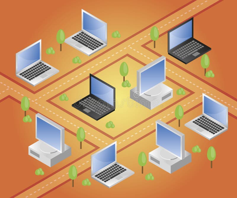 Information highway stock illustration. Illustration of internet - 632903