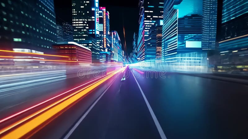 Information Highway, Conceptual Road of Digital Data and Connectivity ...