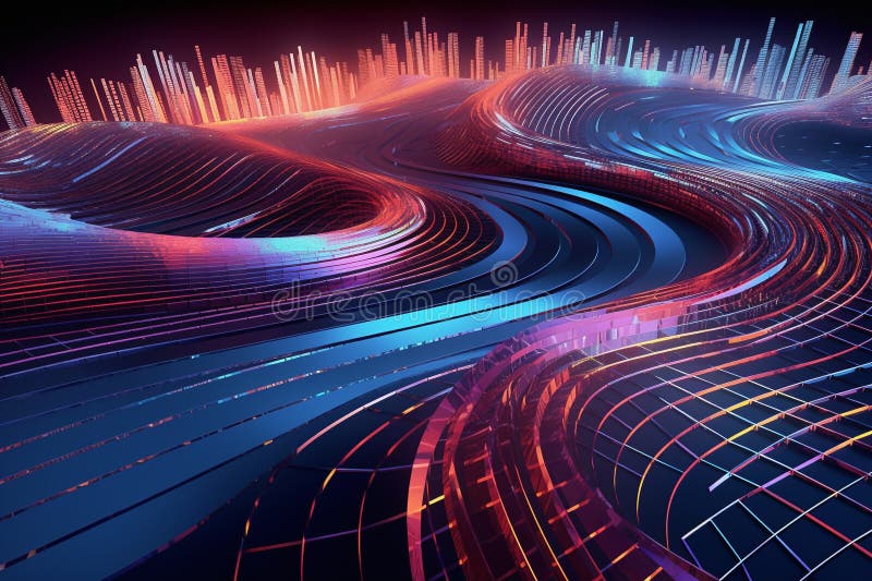 Information Highway Concept Stock Illustration - Illustration of ...