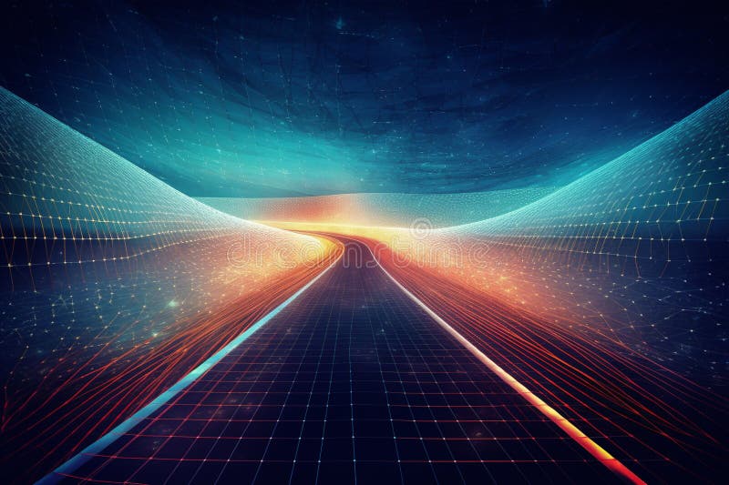 Information Highway Concept Stock Illustration - Illustration of ...