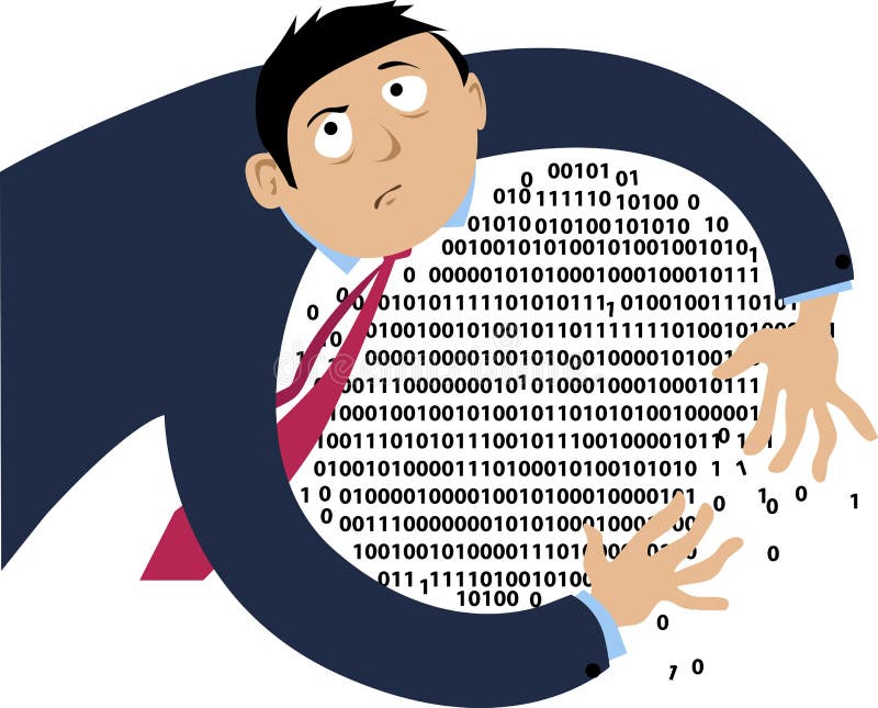 Information hoarder stock vector. Illustration of share - 114355404