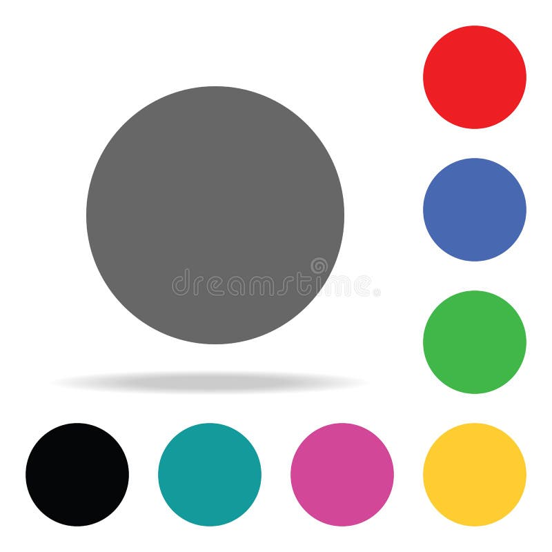 Information Icon. Elements in Multi Colored Icons for Mobile Concept ...