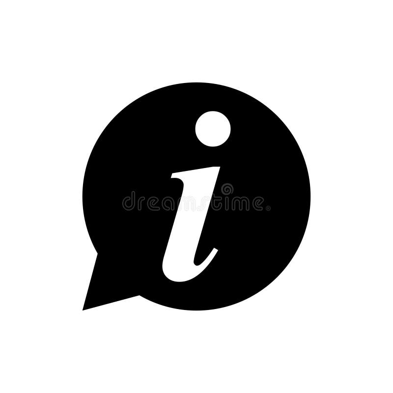 Information Icon Flat Vector Template Design Trendy Stock Vector ...