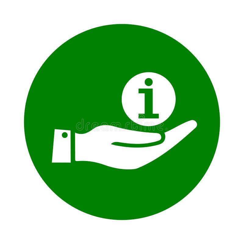 Information Icon. Green Vector Graphics Stock Illustration ...
