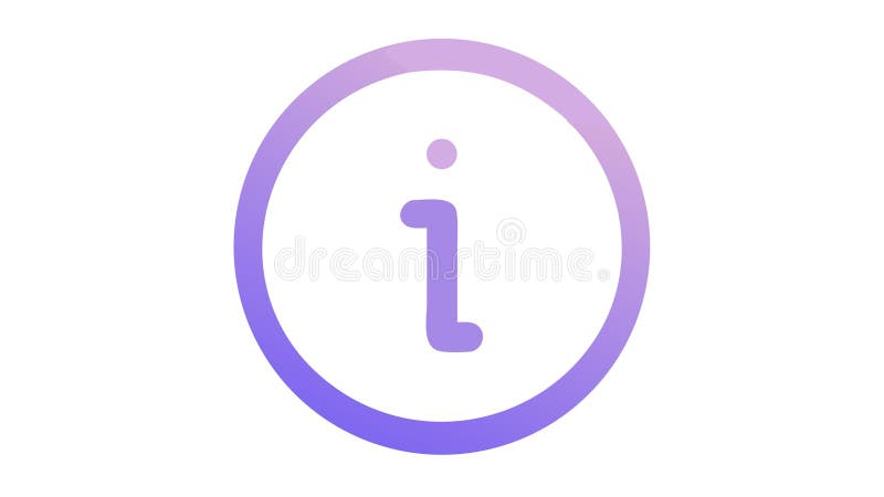 Information Icon (i) Representing Details, Help, or Guidance , Vector ...