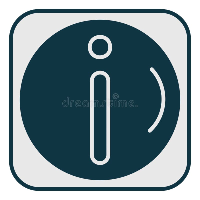 Information icon, icon stock vector. Illustration of internet - 259396720