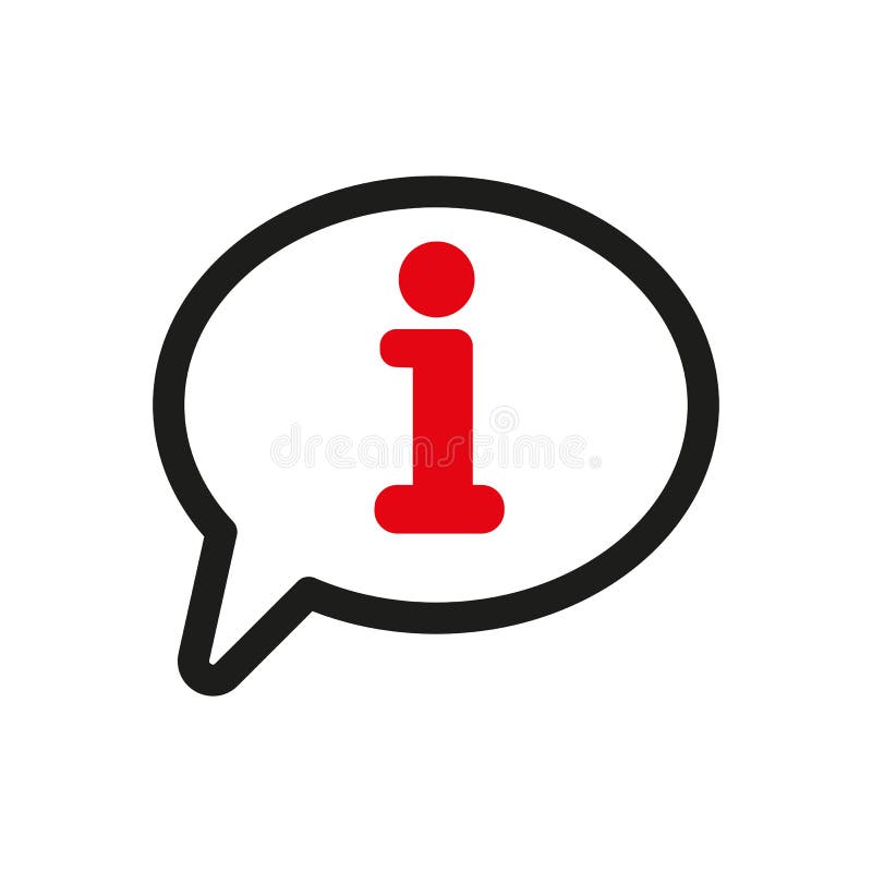 The Information Icon. Info and Faq Symbol Stock Vector - Illustration ...