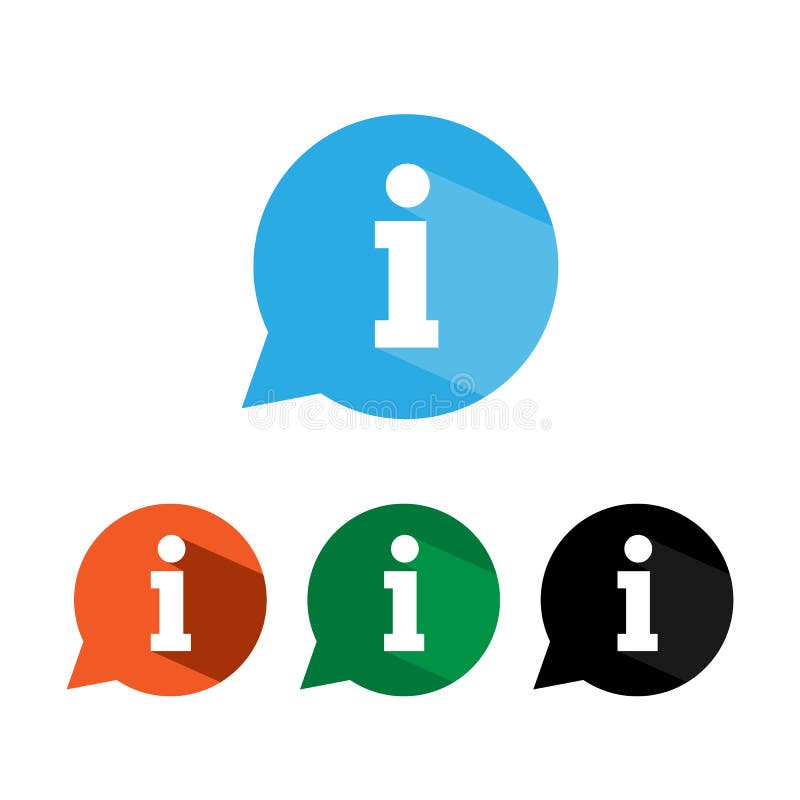 Information Icon, Info Sign, Vector Illustration. Flat Design. Stock ...