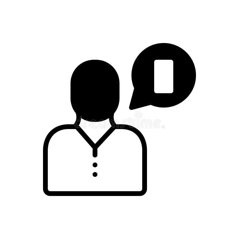 Black Solid Icon for Information, Knowledge and Report Stock Vector ...