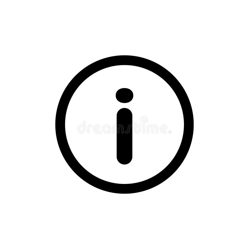 Information icon stock vector. Illustration of outline - 330167962