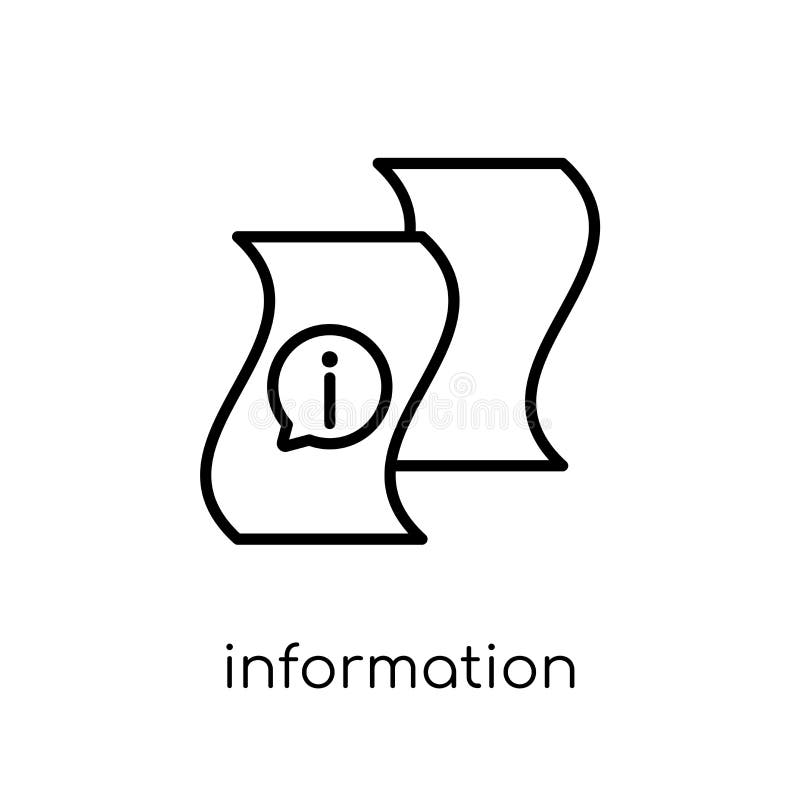 Information Icon Vector Sign And Symbol Isolated On White Background ...