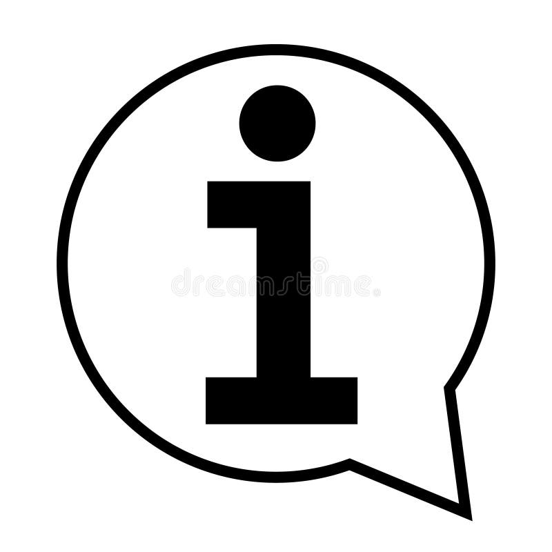 Information Icon Vector Illustration. Information Symbol. Stock ...