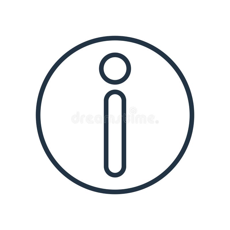 Information Icon Vector Isolated on White Background, Information Sign ...