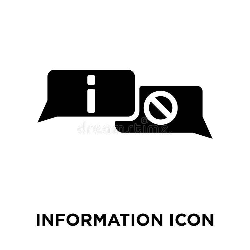 Information Icon Vector Isolated on White Background, Logo Concept of ...