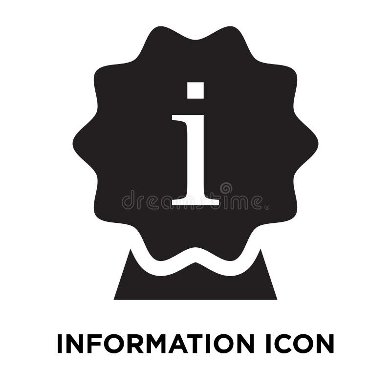 Information Icon Vector Isolated on White Background, Logo Concept of ...