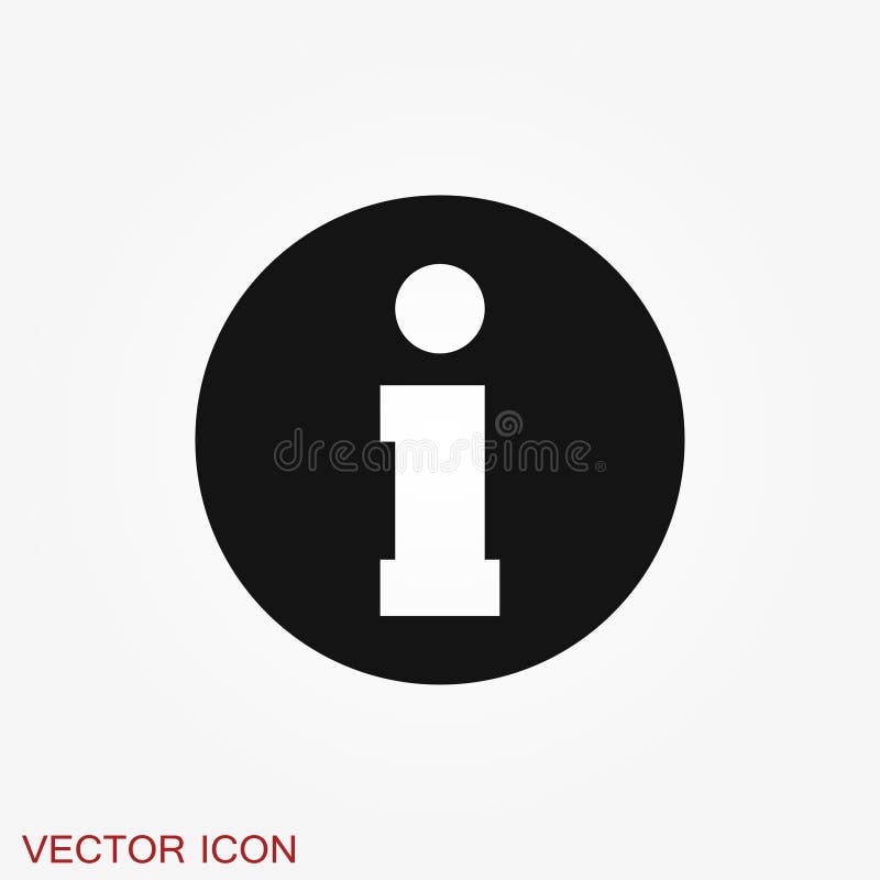 Information Icon, Vector Symbol Used for Assistance and Tourism Stock ...
