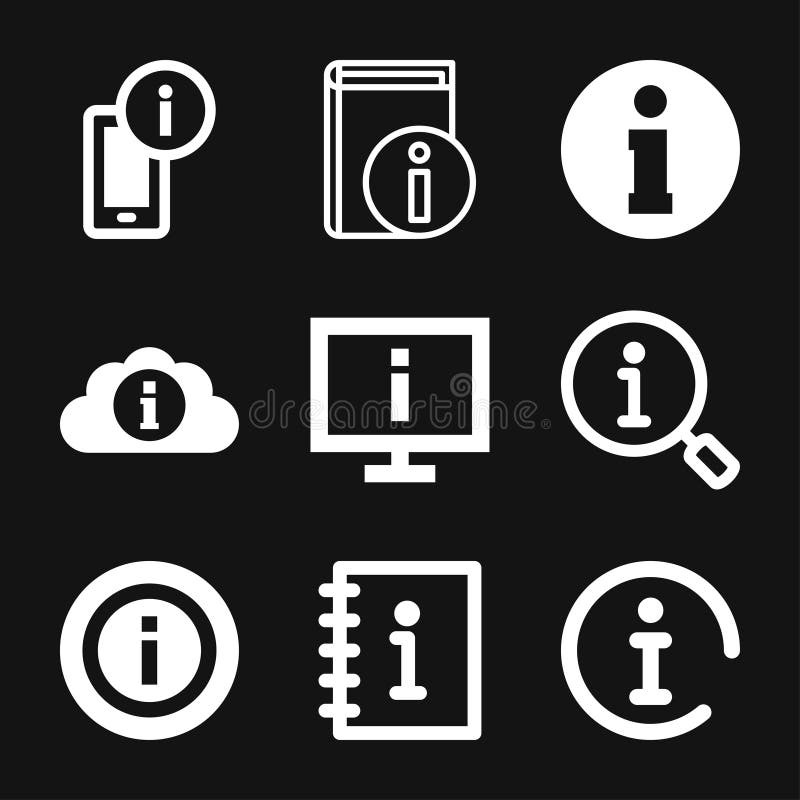 Information Icon, Vector Symbol Used for Assistance and Tourism Stock ...