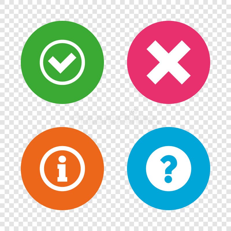 Information Icons. Question FAQ Symbol. Stock Vector - Illustration of ...