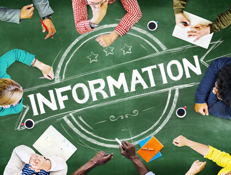 Information Info Data Facts Source Concept Stock Image - Image of ...