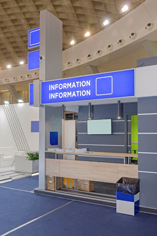 Information Kiosk Hall stock photo. Image of information - 295952274