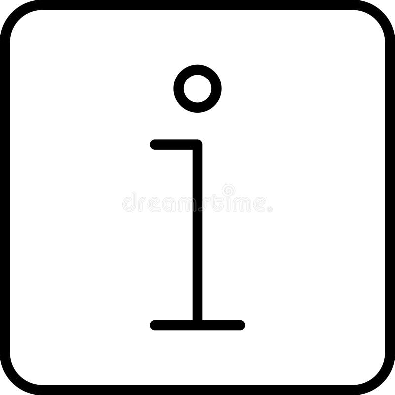 Information Line Icon Vector. Inform, Guide, Privacy Policy, Manual ...