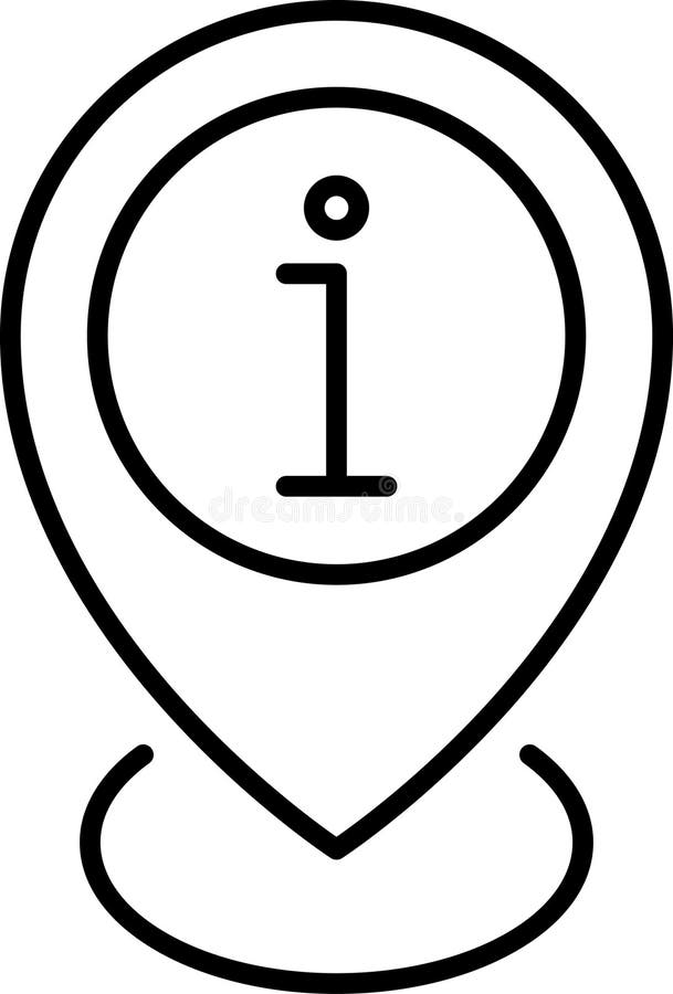 Information Line Icon Vector. Inform, Guide, Privacy Policy, Manual ...