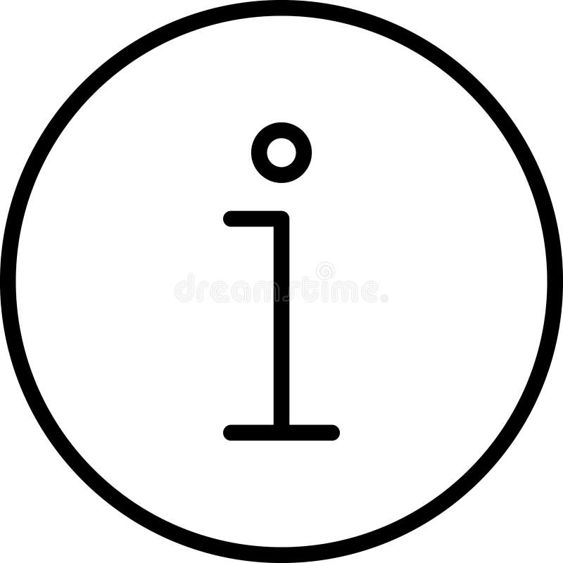 Information Line Icon Vector. Inform, Guide, Privacy Policy, Manual ...